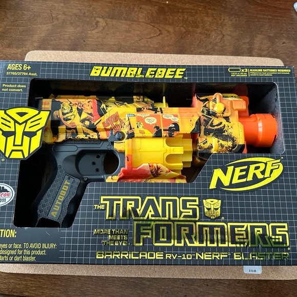 Nerf | Toys | Nycc Exclusive 21 Nerf Transformers Barricade Blaster ...
